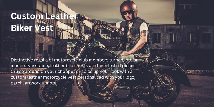 Design Your Own Custom Leather Vest, Get Your Name and Logo Embroidery ...