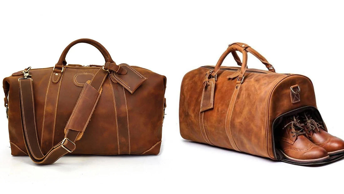 Leather Overnight Bags for Women, Customizations and Fitting Guides ...