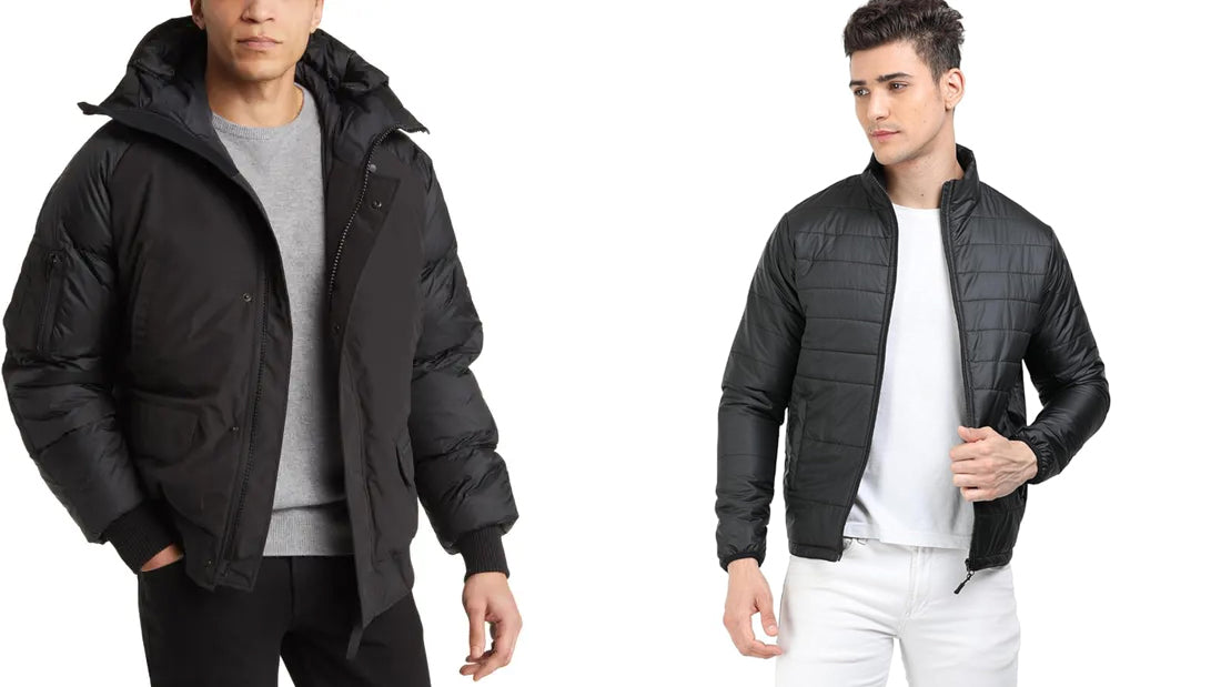 Bomber Down Jacket Men's: Style and Comfort Combined – CoreFlexInd